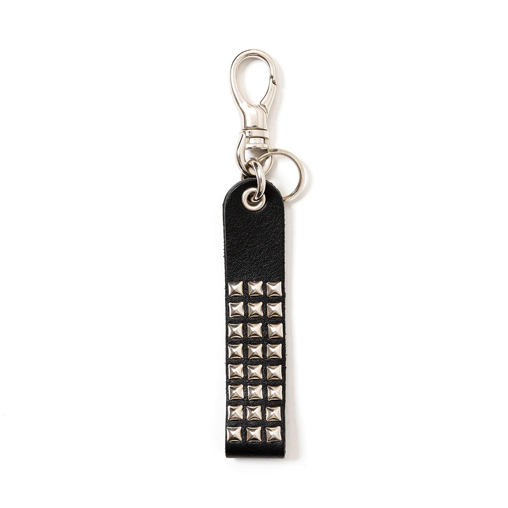 CALEE STUDS LEATHER ASSORT KEY RING -TYPEI- D (Black) CL-23AW001L&A L D 公式通販