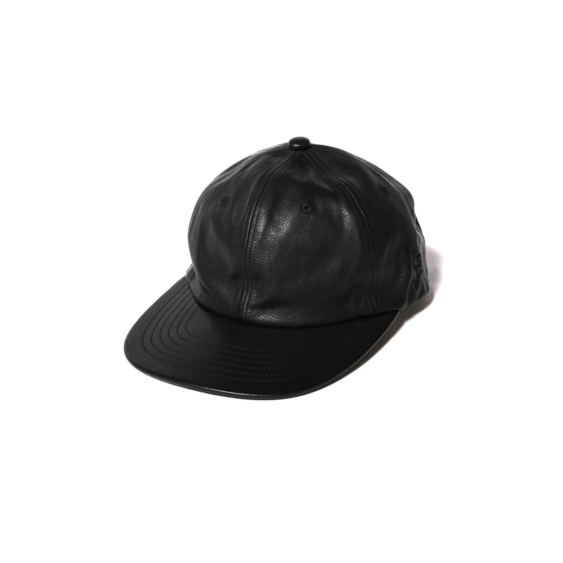CALEE CAL LOGO LEATHER SOLID CAP (Black) CL-22AW071 公式通販